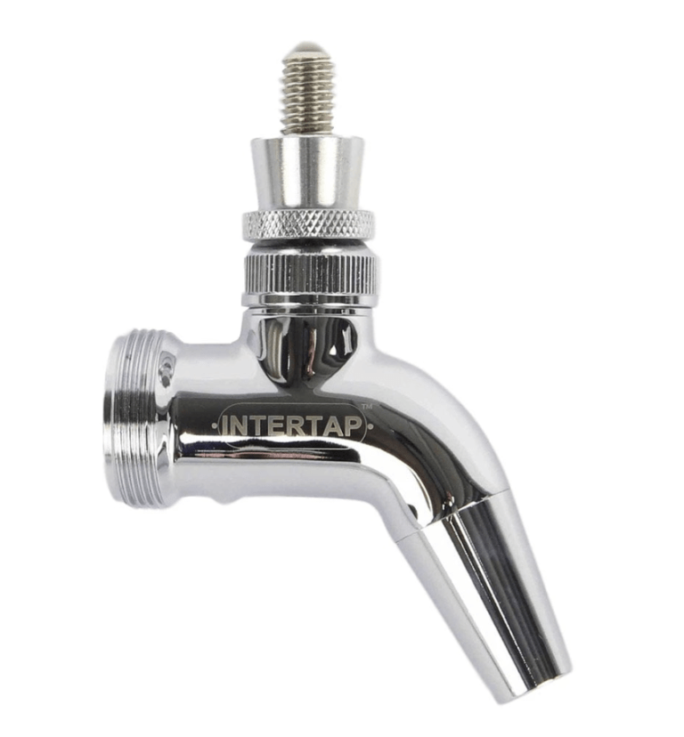 Chrome Plated Brass Intertap Faucet with handle - Brew Day