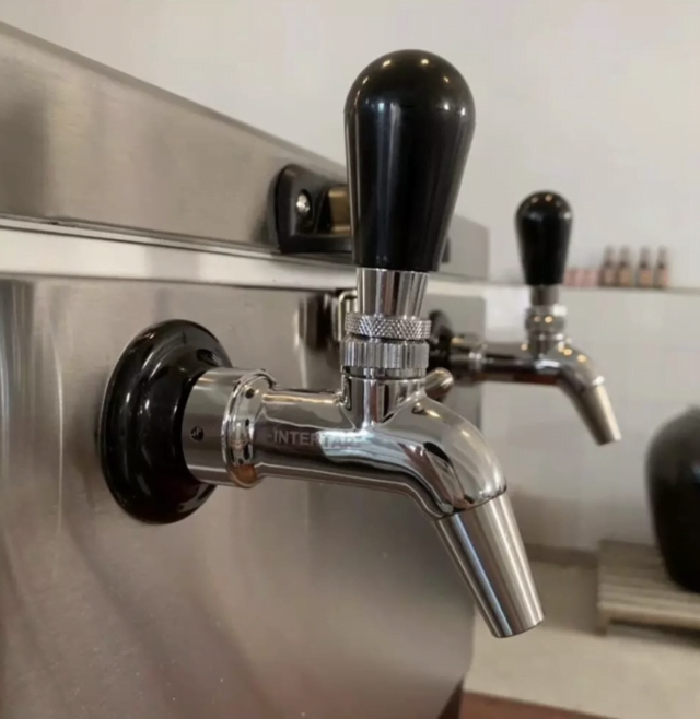 Chrome Plated Brass Intertap Faucet with handle - Brew Day